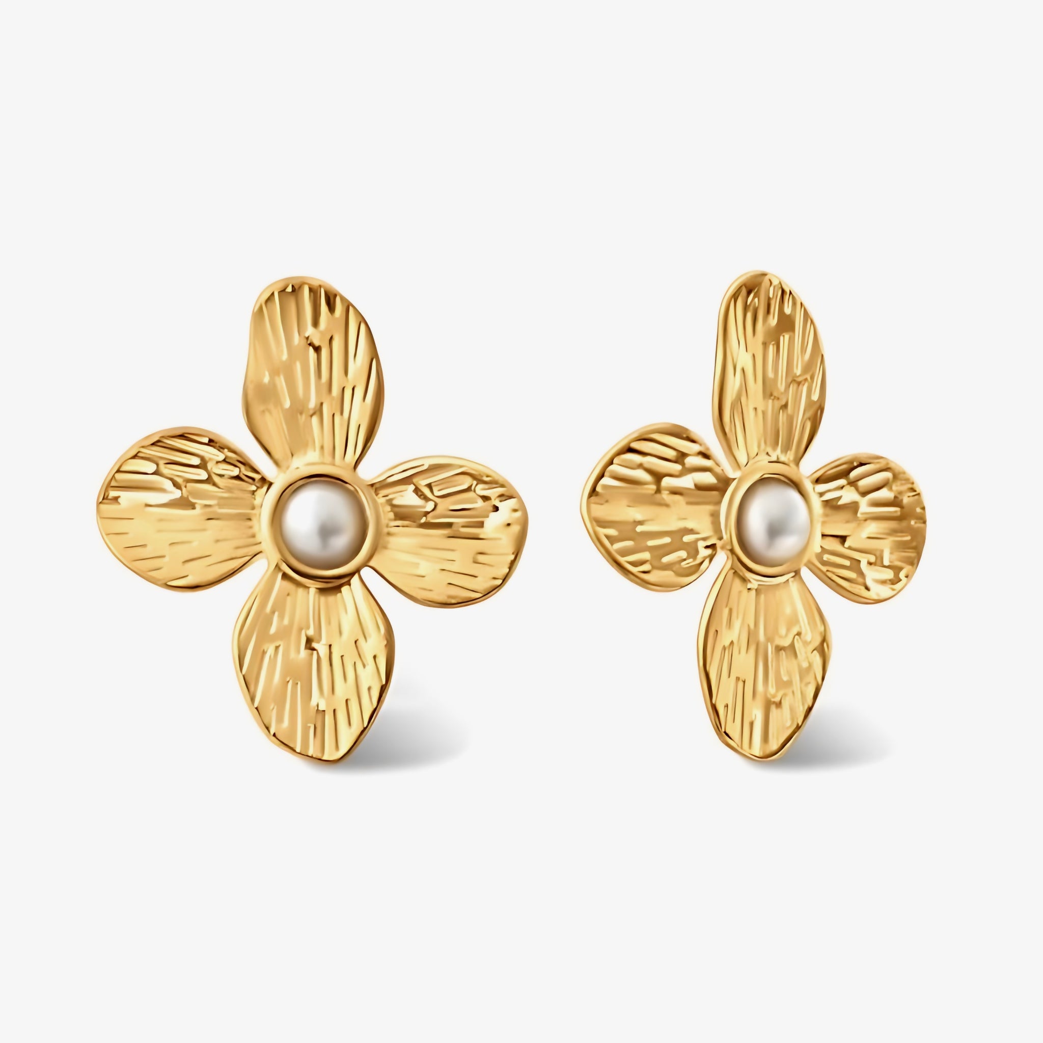 Merida Flower Ohrringe | Damen Ohrstecker Blumenmotiv Edelstahl 18k ...